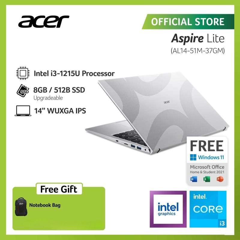 Promo Acer Laptop Aspire Lite Al14-51m-37gm 14 Wuxga Ips Intel Core I3-1215u Ram 8gb Storage ...