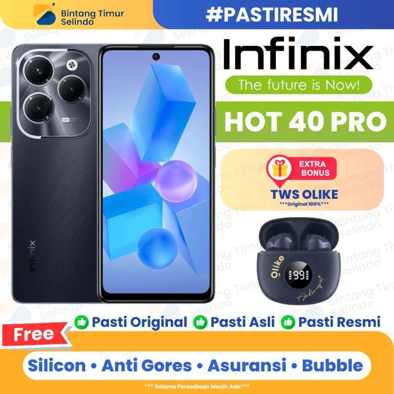 Promo Infinix Hot 40 Pro 8/256gb - Garansi Resmi 1 Tahun Diskon 1% Di ...