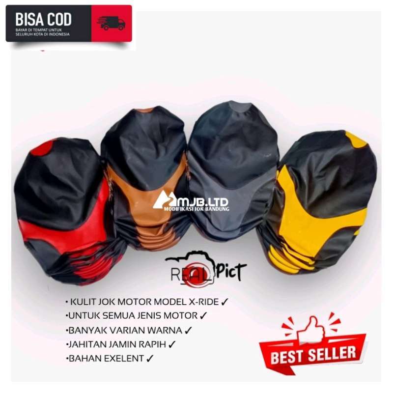 Jual Kulit jok motor variasi model xride universal bahan excellent ...
