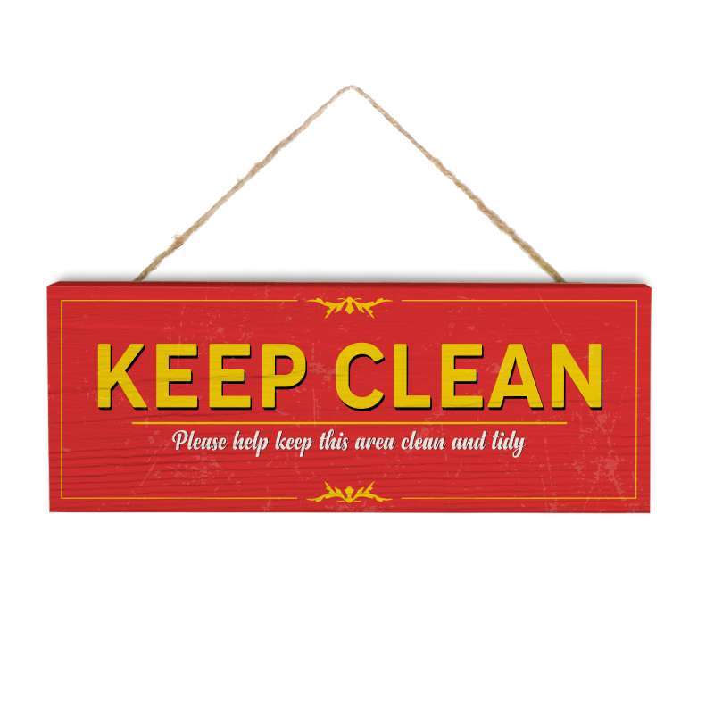 Jual Keep Clean Sign Board Di Seller Kayugraphy Padangsambian Kota