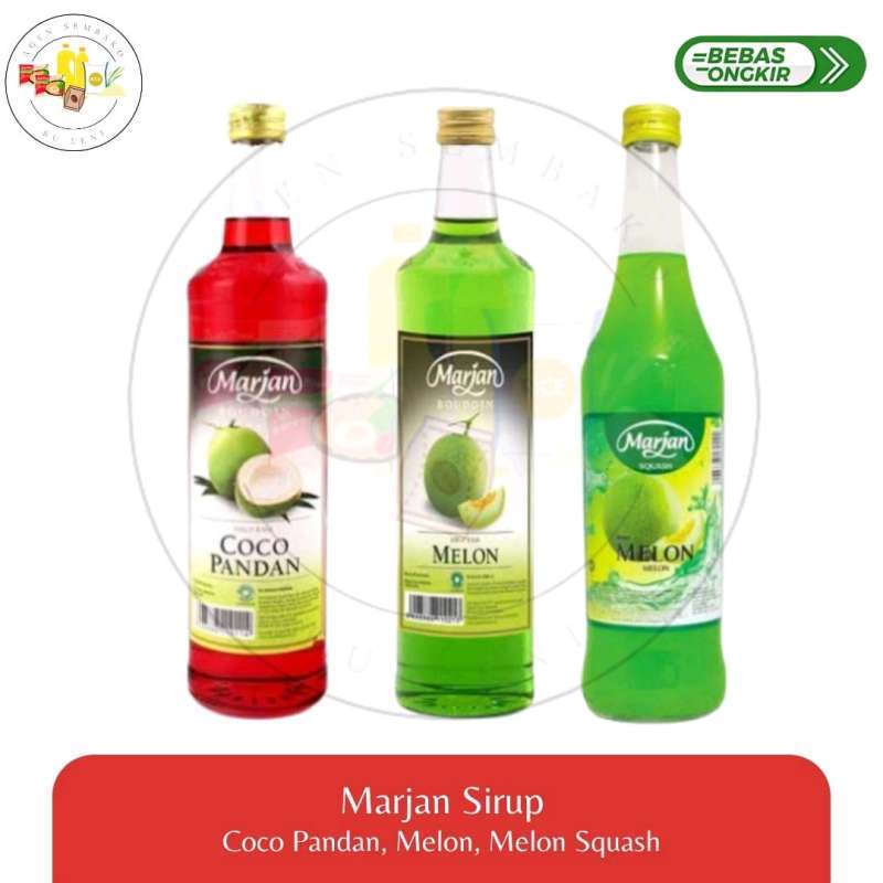 Jual Marjan Sirup Cocopandan Dan Melon 460ml Di Seller ...