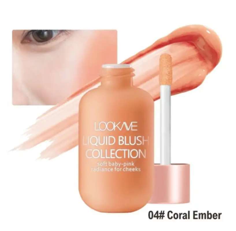 Promo ORI LOOKME Blush on Premium/Perona Pipi Cair Tahan Air, Riasan Perona Pipi Cair Pelembab ...