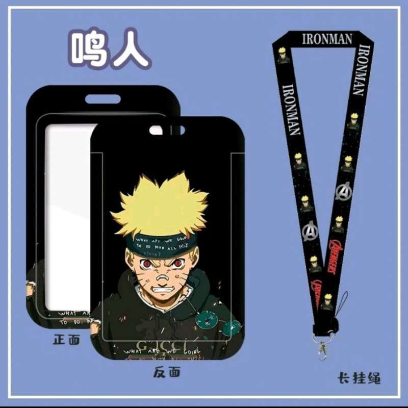 Jual Lanyard Tali Panjang Cowok Laki One Piece Luffy Zoro Roronoa Goku ...