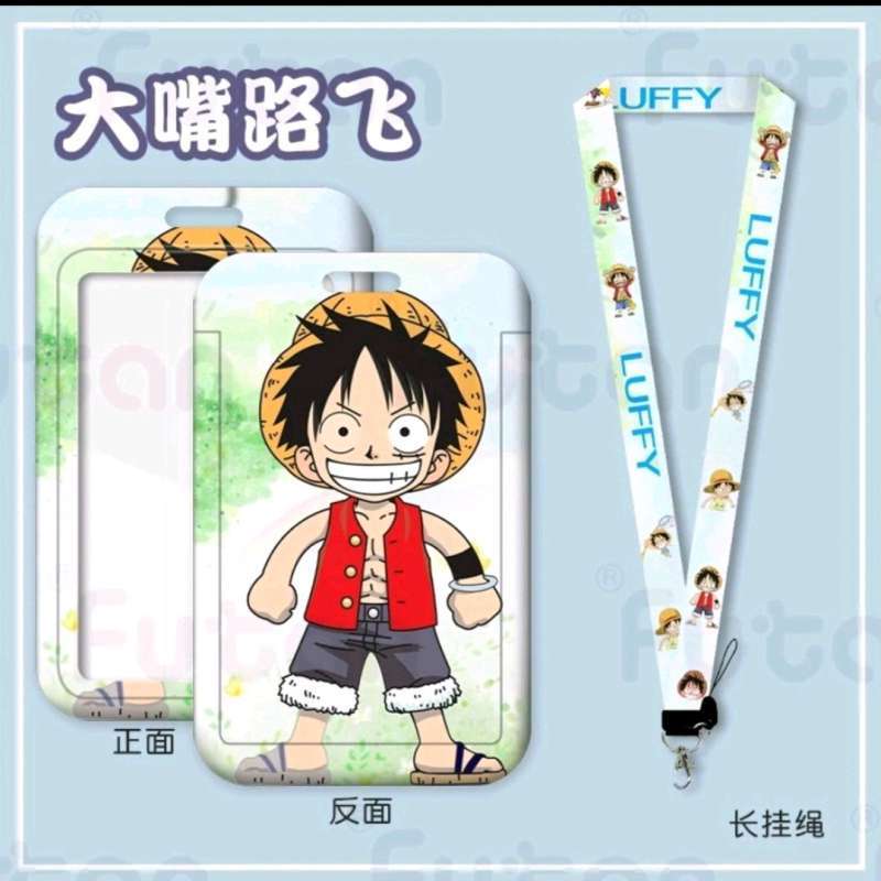 Jual Lanyard Tali Panjang Cowok Laki One Piece Luffy Zoro Roronoa Goku ...