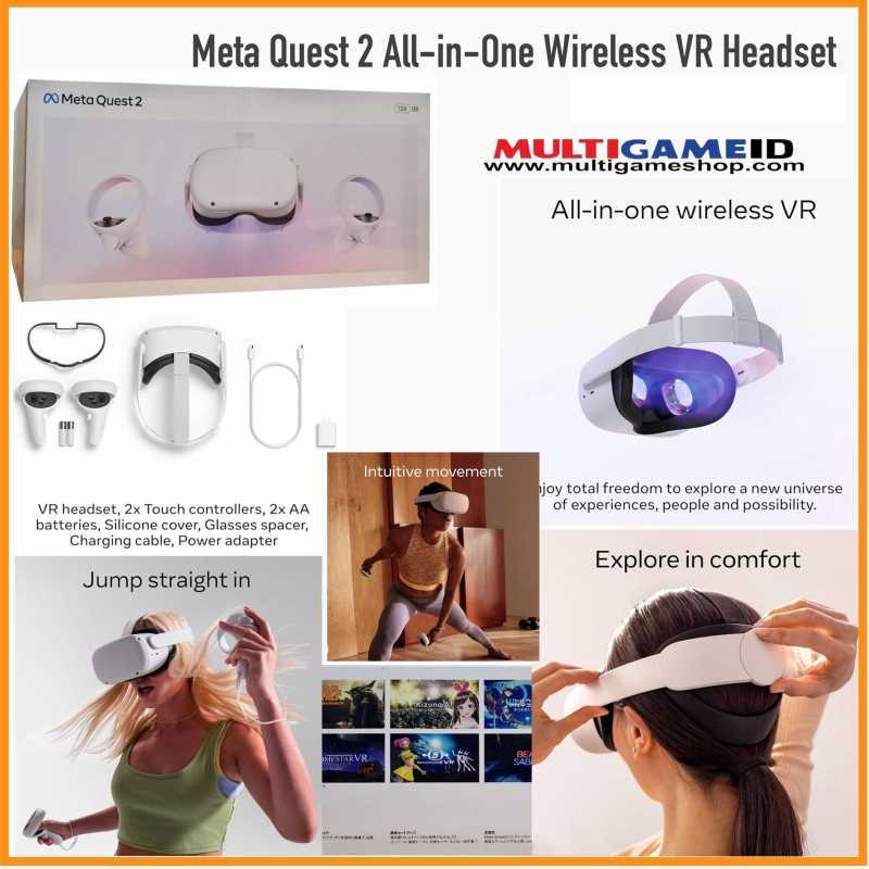 Promo Meta Quest 2 / Oculus 2 All-in-one Wireless Vr Headset (128 Gb) Diskon 11% Di Seller ...