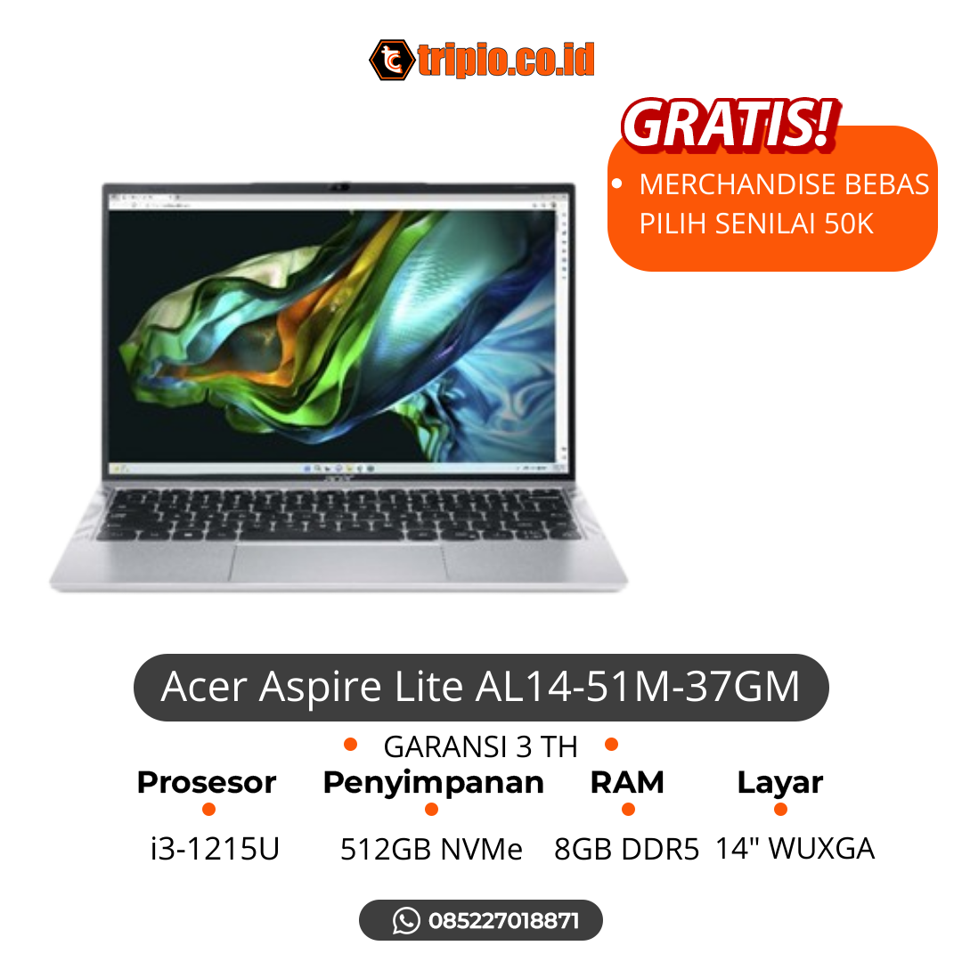 Jual Acer Aspire Lite Al M Gm I U Gb Gb Win Ohs Di Seller Tripio Computer