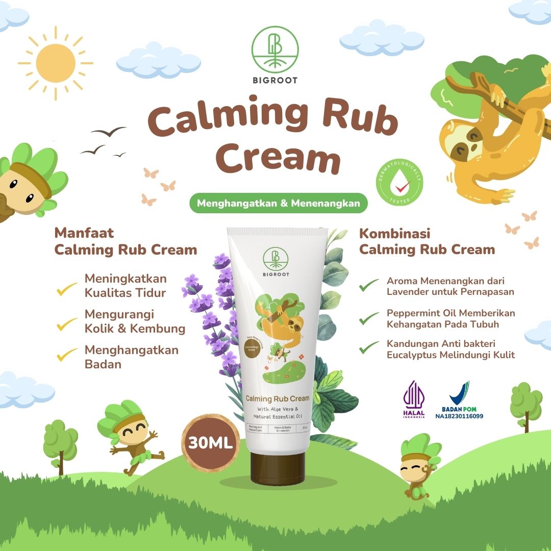 Promo Bigroot Calming Rub Cream 30ml Diskon 57% Di Seller Bigroot Care ...