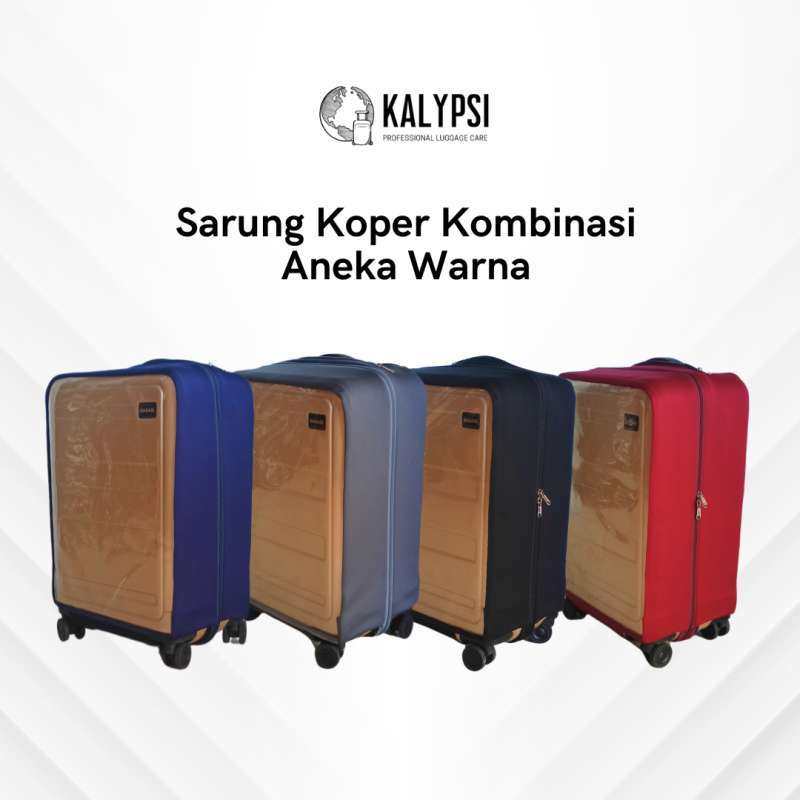 Promo Sarung Koper Luggage Cover Pelindung Koper Kombinasi Untuk Semua ...