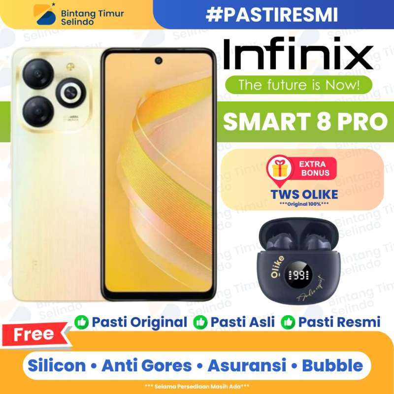 Jual Infinix Smart 8 Pro 8 128gb Garansi Resmi Infinix Indonesia Blue Di Seller Bintang Timur