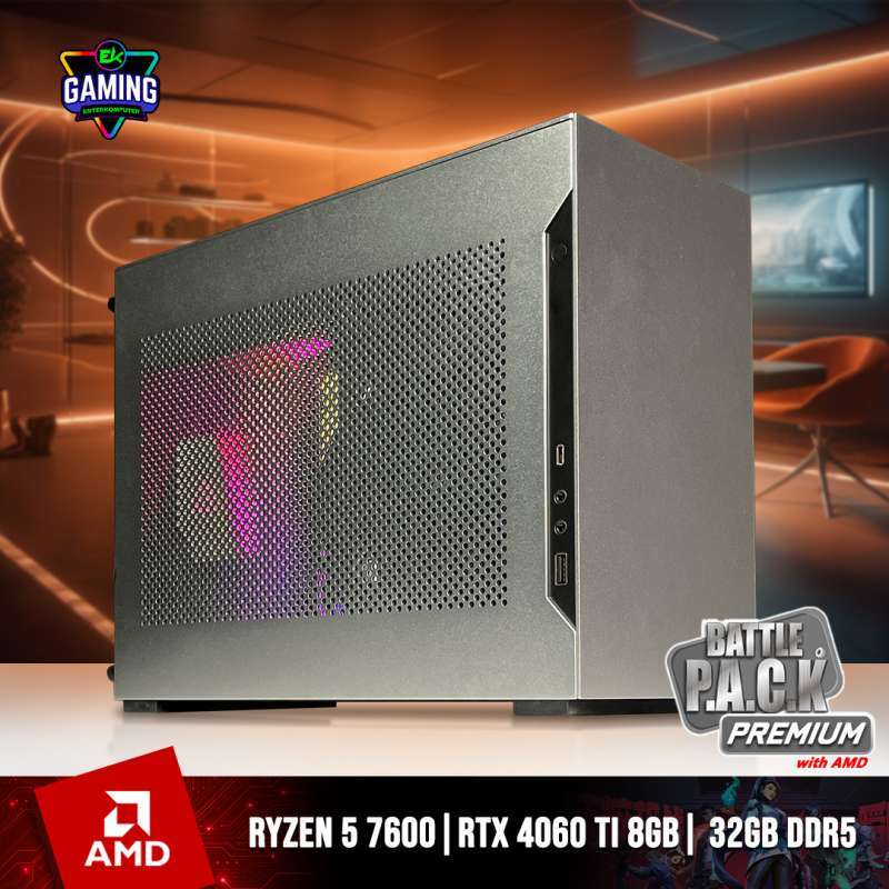 Promo PC Rakitan EK Gaming BattlePack Premium with AMD - Ryzen 5 RTX 4060 Ti EnterKom Diskon 4% ...