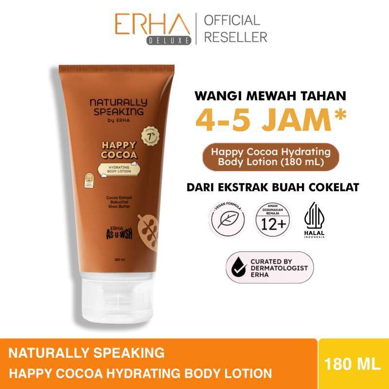 Promo Naturally Speaking By Erha - Body Lotion Pelembab Tubuh Happy ...