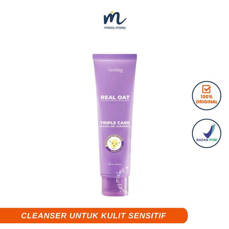 Promo Facetology Triple Care Facial Gel Cleanser 100gr Original - Sabun ...