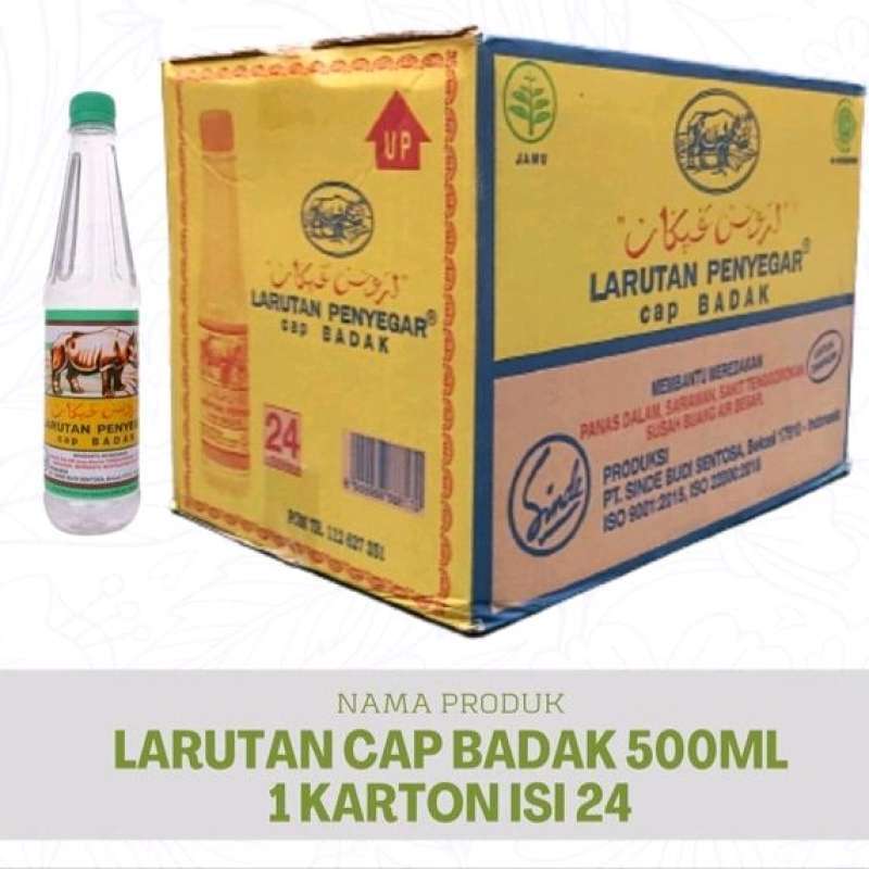 Jual Larutan Botol Cap Badak 1 Dus Termurah - Harga Grosir Terupdate ...