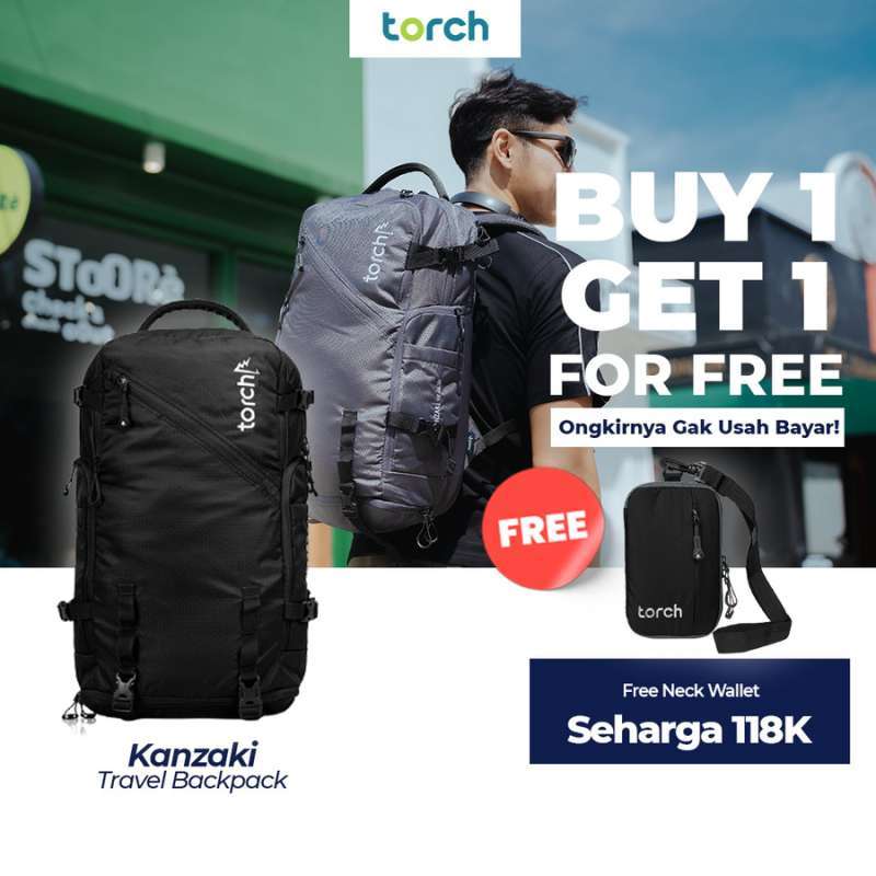 Promo Torch Tas Ransel - Light Travel Backpack Kanzaki Classic 30 Liter ...