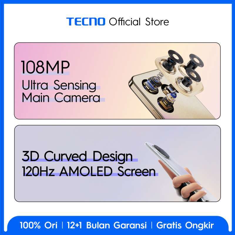 Promo Tecno Spark 20 Pro+ Nfc – 8gb+256gb, 3d Curved 6,78 Amoled Fhd+ ...