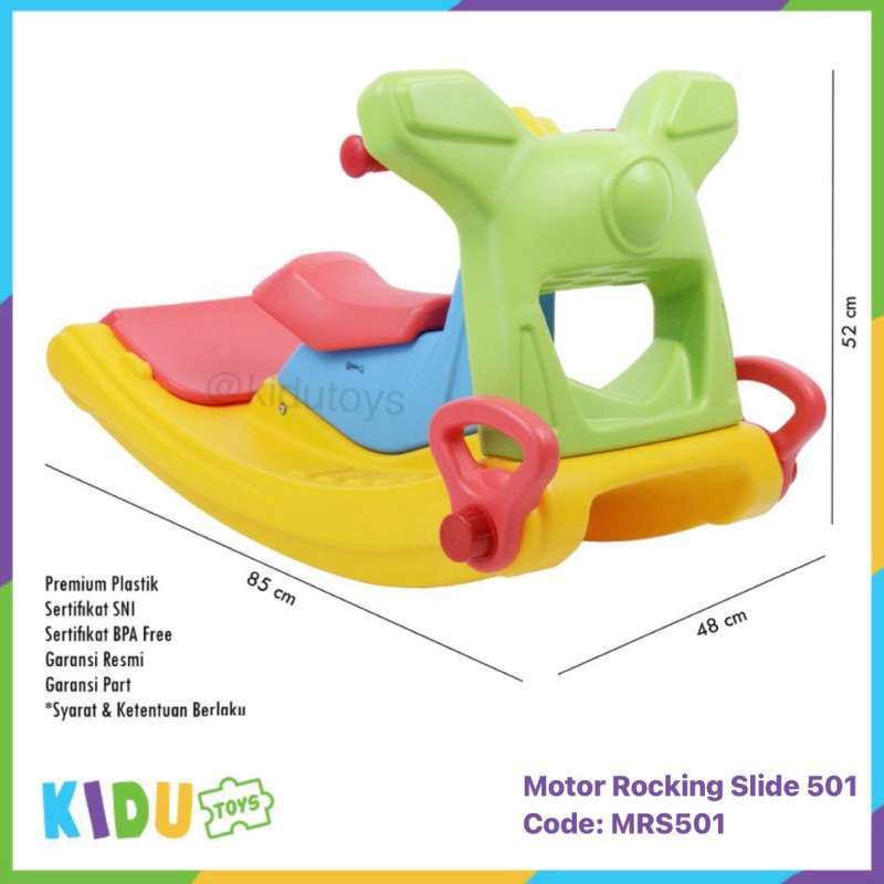 Promo Labeille Motor Rocking Slide 2 In 1 Jungkat Jungkit Perosotan ...