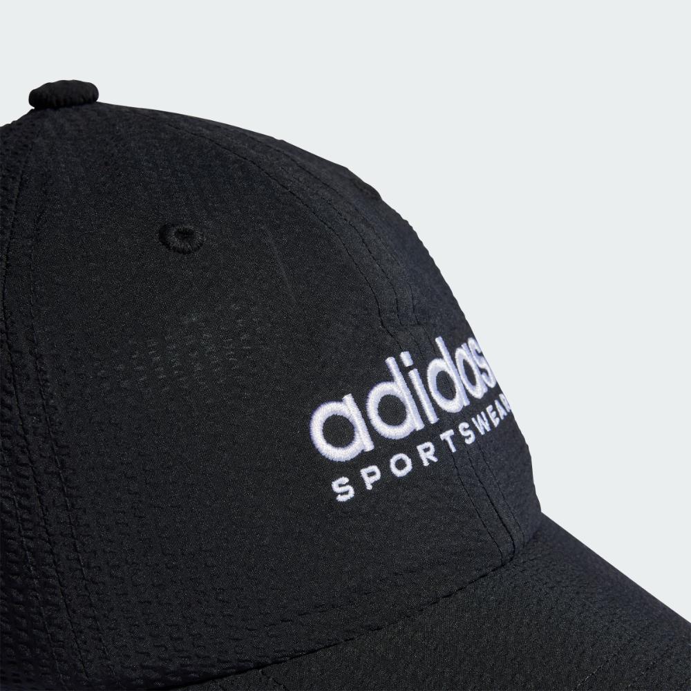 Promo Adidas Unisex Dad Cap Seersucker Topi [ip6315] - Osfm Black ...