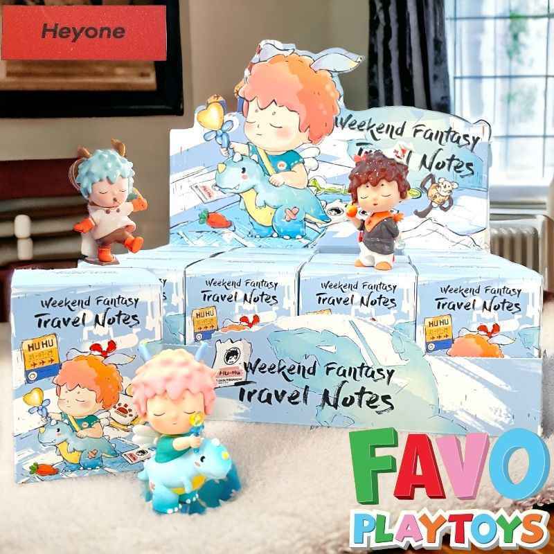 Promo HEYONE x HUHU Weekend Fantasy Travel Notes Series - FULL SET 12 ...