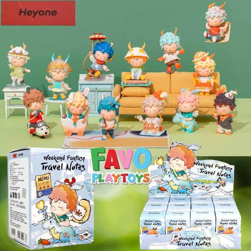 Promo HEYONE x HUHU Weekend Fantasy Travel Notes Series - FULL SET 12 ...