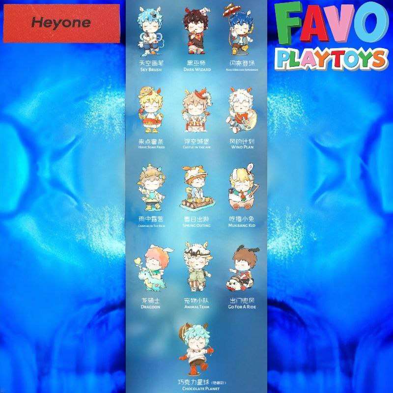 Promo HEYONE x HUHU Weekend Fantasy Travel Notes Series - FULL SET 12 ...