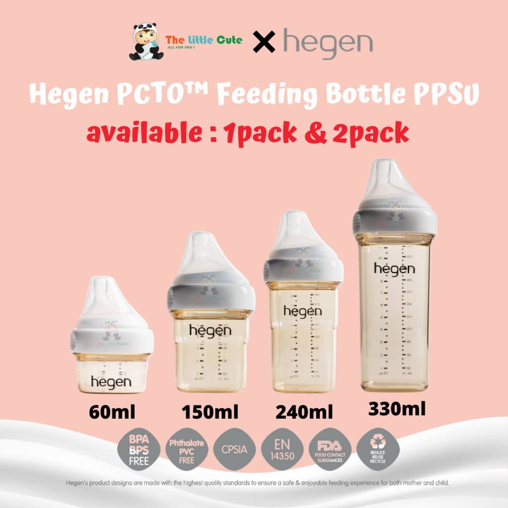Jual Hegen Botol Susu Ppsu Feeding Bottle Ppsu 60ml 150m 240ml 330ml 1pack 2 Pack Di Seller The ...