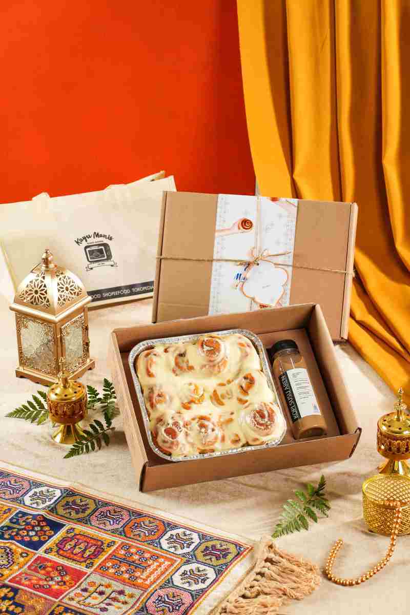 Promo Parsel Ramadan Paket Hampers Rolls dan Kopi Susu Aren - Original ...