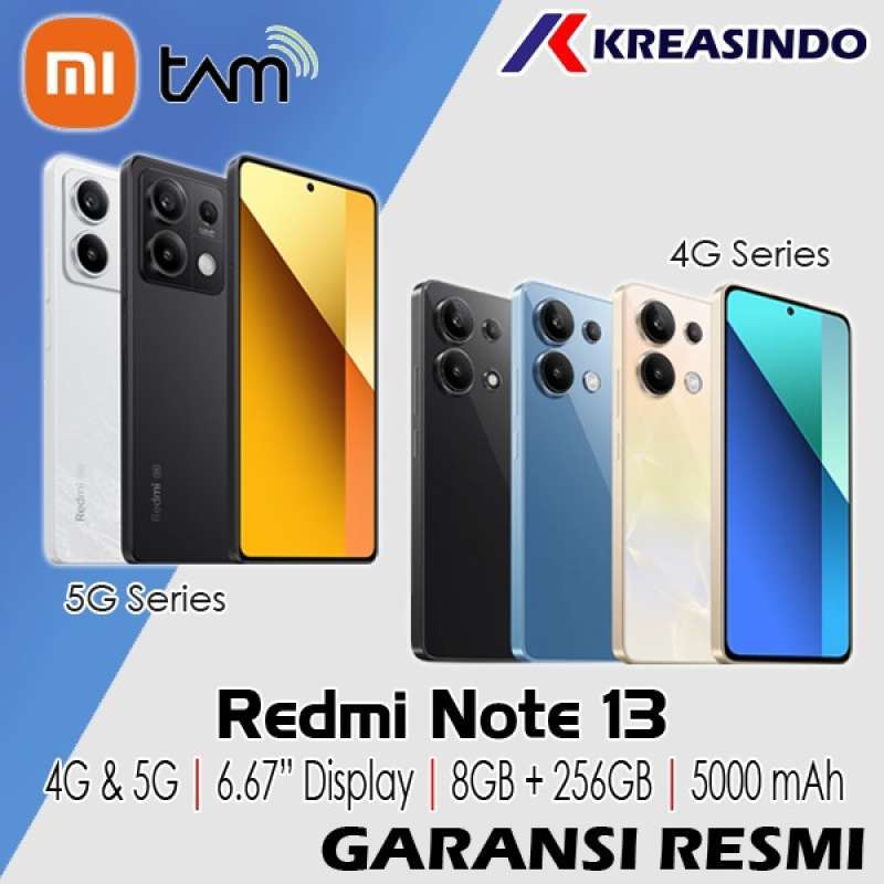 Jual Xiaomi Redmi Note 13 4g 5g 8/256 Ram 8gb Internal 256gb Resmi - 5g ...