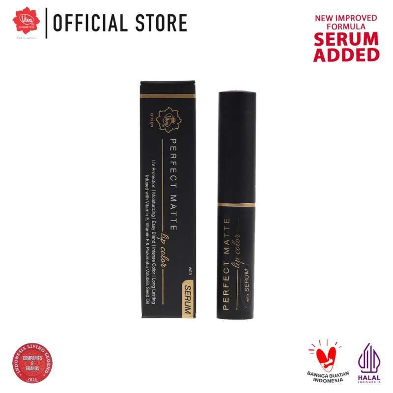 Promo Viva Queen Perfect Matte Lip Color - 703 - Coral Diskon 33% Di ...