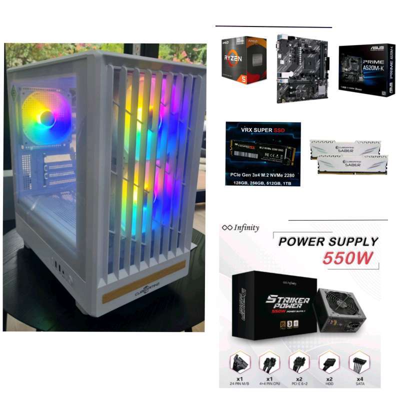 Pc Gaming Rakitan Ryzen 5 5600 G 🔥 Harga & Spesifikasi Terbaru Juni 2026