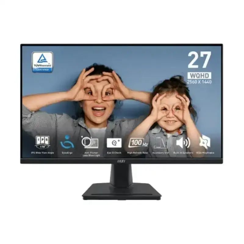 Jual Monitor Led Msi Pro Mp275q 27 Ips 1440p Qhd 100hz Hdmi Dp Vesa ...