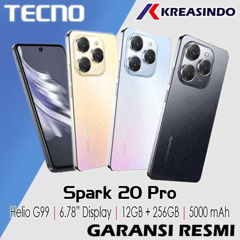Jual Tecno Spark 20 Pro 20pro 12/256 Ram 12gb Internal 256gb Garansi Resmi - 12/256 White Di ...