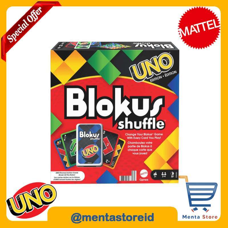 Promo Uno Blokus Shuffle Mattel Board Family Game Diskon 7% Di Seller ...