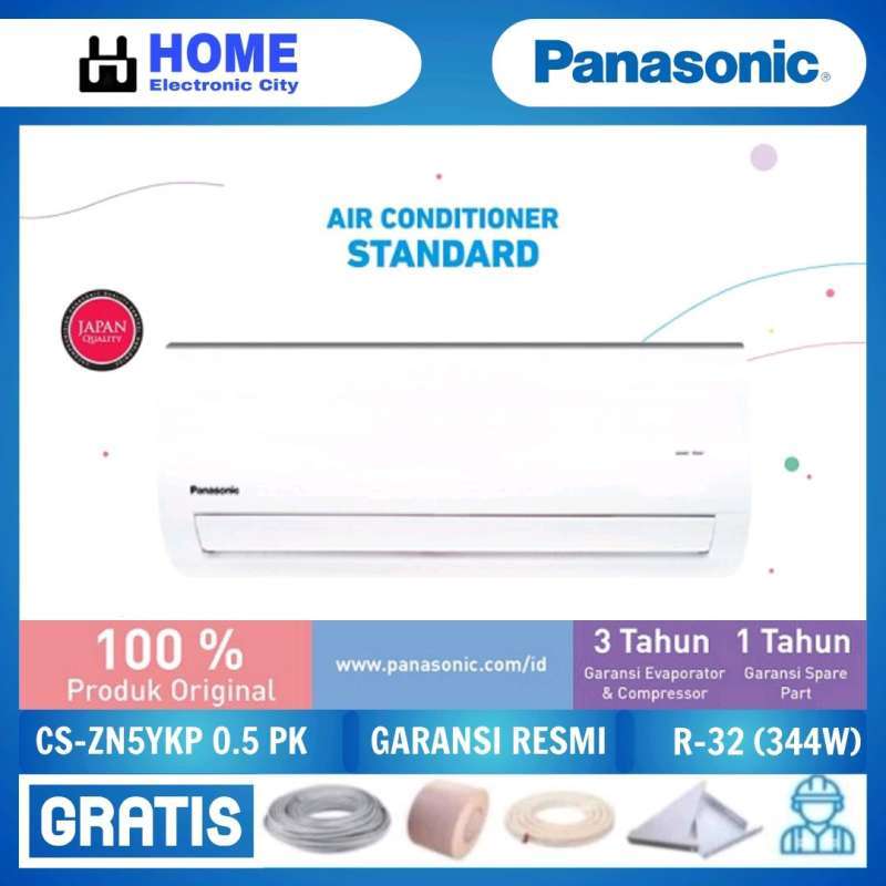 Jual Ac Panasonic Cs-zn5ykp [0.5 Pk] Standard Turbo Cooling R32 ...