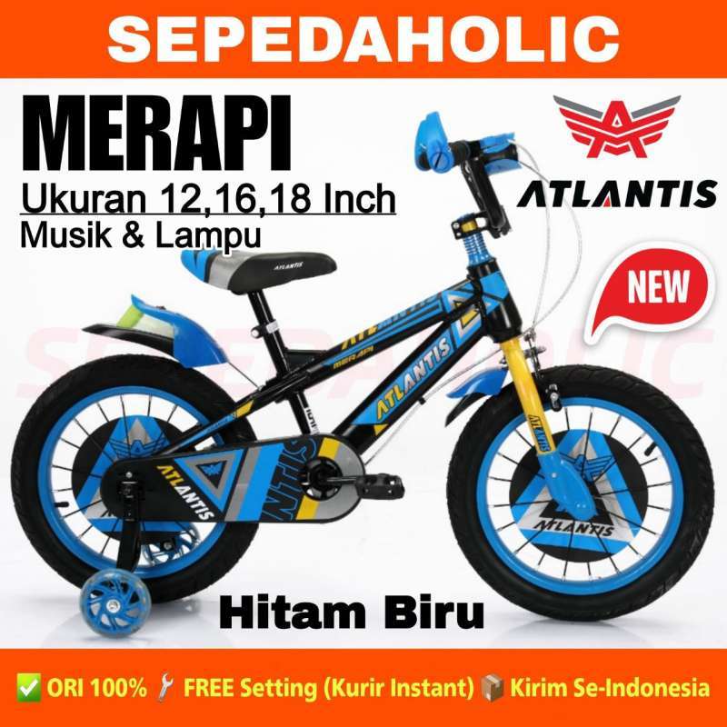 Promo Sepeda Anak Laki Bmx Atlantis Merapi Ukuran 12 16 18 Inch Usia 2 ...