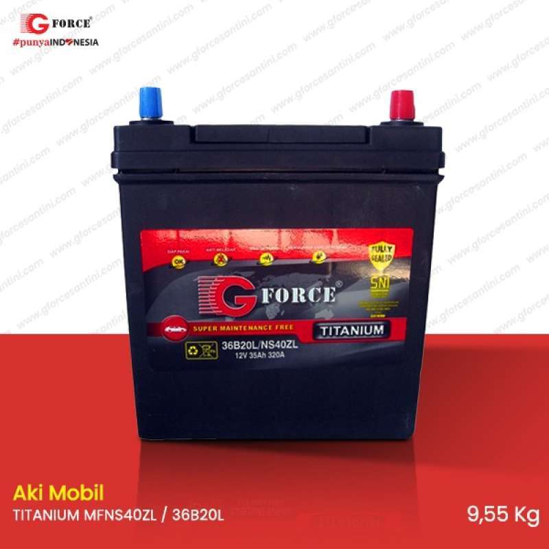 Jual Aki Mobil G Force Titanium Ns40zl Mf Di Seller G.force Official ...
