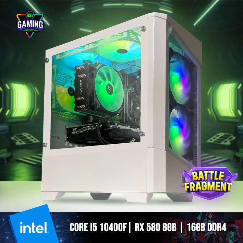 Promo Pc Rakitan Ek Gaming Battlefragment - Core I5 Rx 580 Enter ...