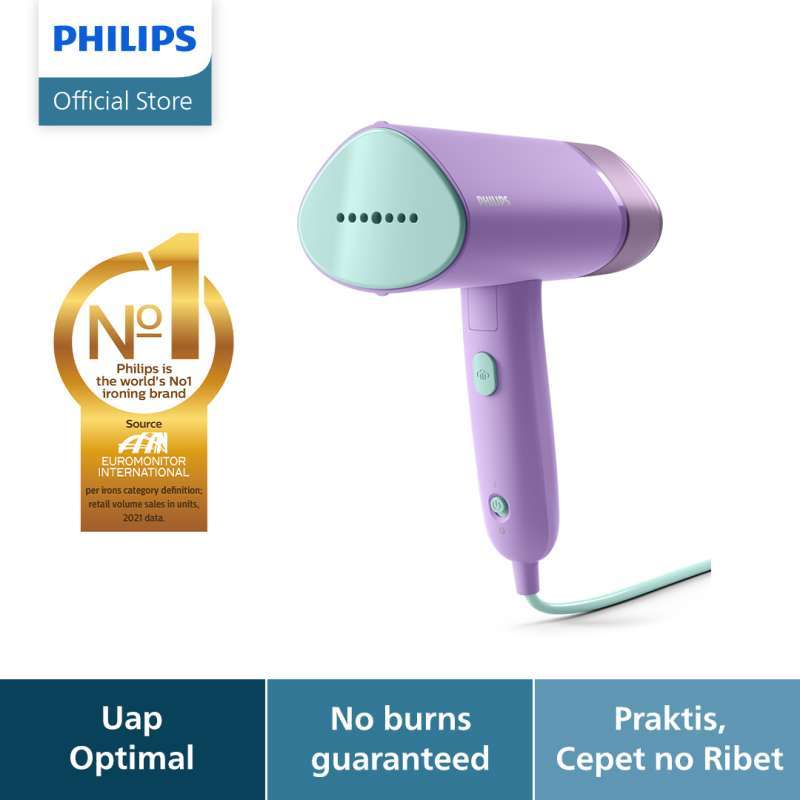 Promo Philips Handheld Steamer Sth3010/30 Ungu - Setrika Uap Optimal ...