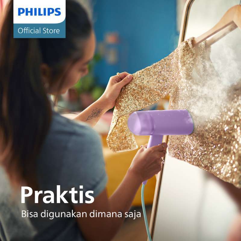 Promo Philips Handheld Steamer Sth3010/30 Ungu - Setrika Uap Optimal ...