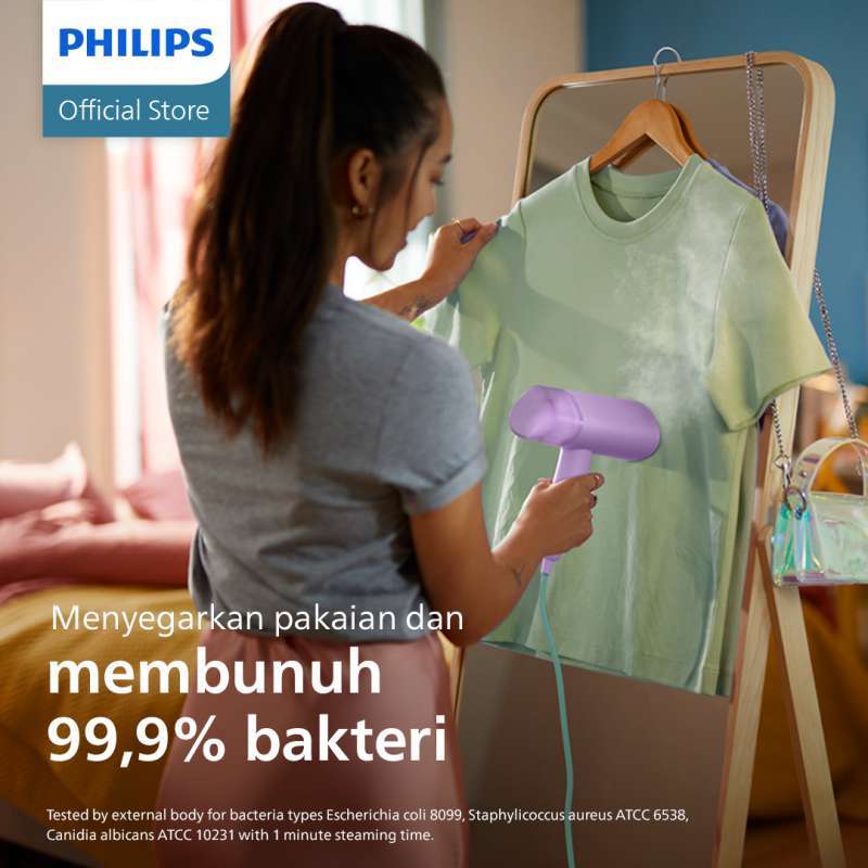 Promo Philips Handheld Steamer Sth3010/30 Ungu - Setrika Uap Optimal ...