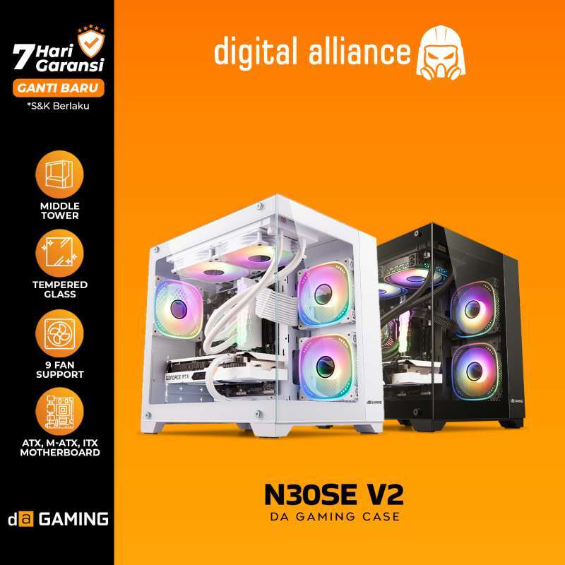 Jual Casing Pc Digital Alliance N30se V2 M-atx Itx Case Komputer Gaming ...