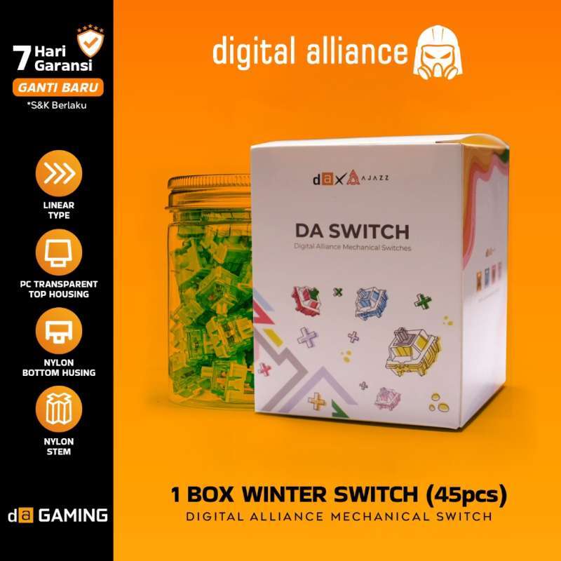 Promo Switch Da X Ajazz Winter 3 Pin Plate Mount 48g Linear Mechanical ...