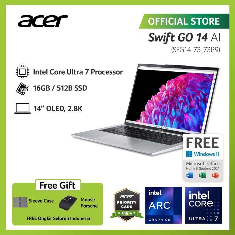 Jual Acer Laptop Swift Go 14 With Ai Sfg14-73-73p9 14 Oled Intel Core ...