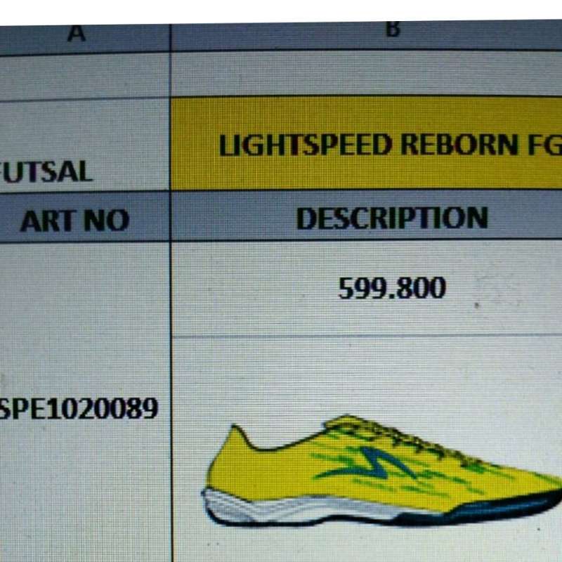 Jual SEPATU BOLA FUTSAL SPECS LIGHTSPEED REBORN FG IN PO KIRIM 20 MARET ...