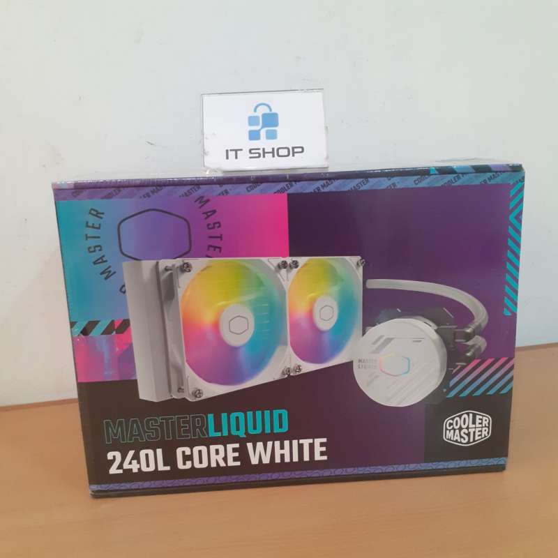 Jual Cooler Master Masterliquid 240l Core Argb White Liquid Cpu Cooler ...