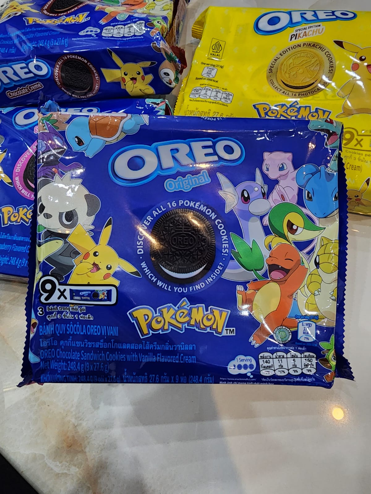 Jual Oreo Pokemon Sandwich Cookies Multipack - Original Di Seller ...