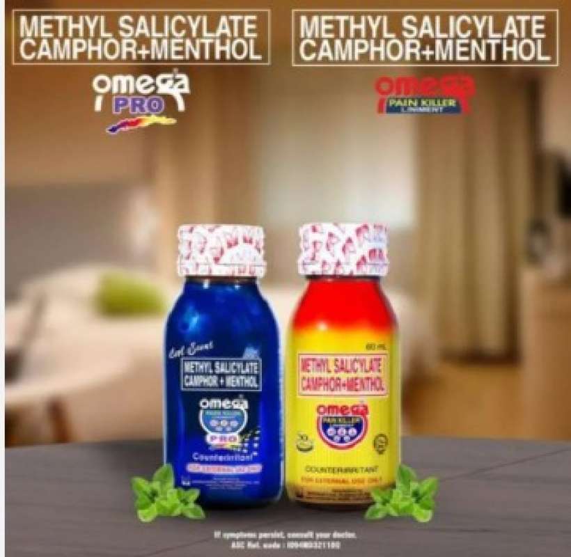 Jual Omega Pain Killer Liniment Methyl Menthol 60ml Original Filipina ...