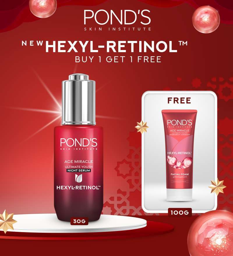 Promo Buy Ponds Age Miracle Night Serum Ultimate Youth 30g Free Ponds ...