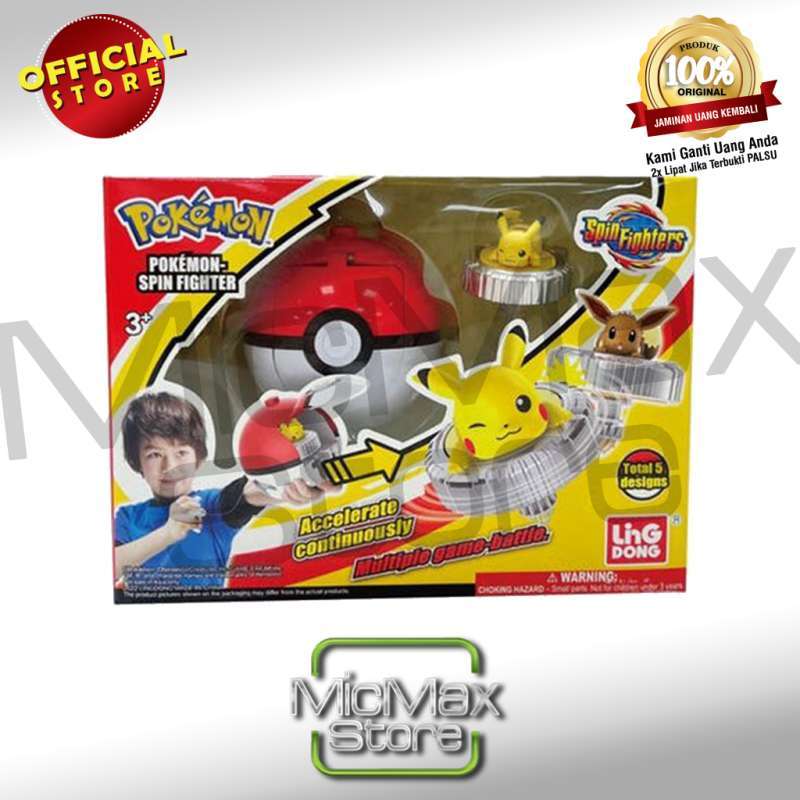 Promo Pokemon Spin Fighter Pikachu P8161 Diskon 5% Di Seller Micmax ...