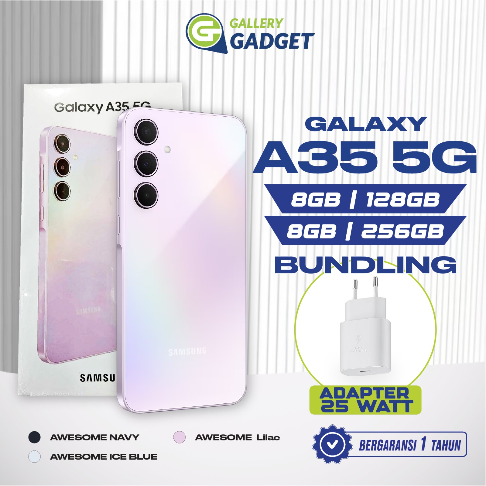 Promo Samsung Galaxy A35 5g 8/128 8/256 Gb 8gb 128gb 256gb Garansi Resmi Sein Hp Android Diskon ...