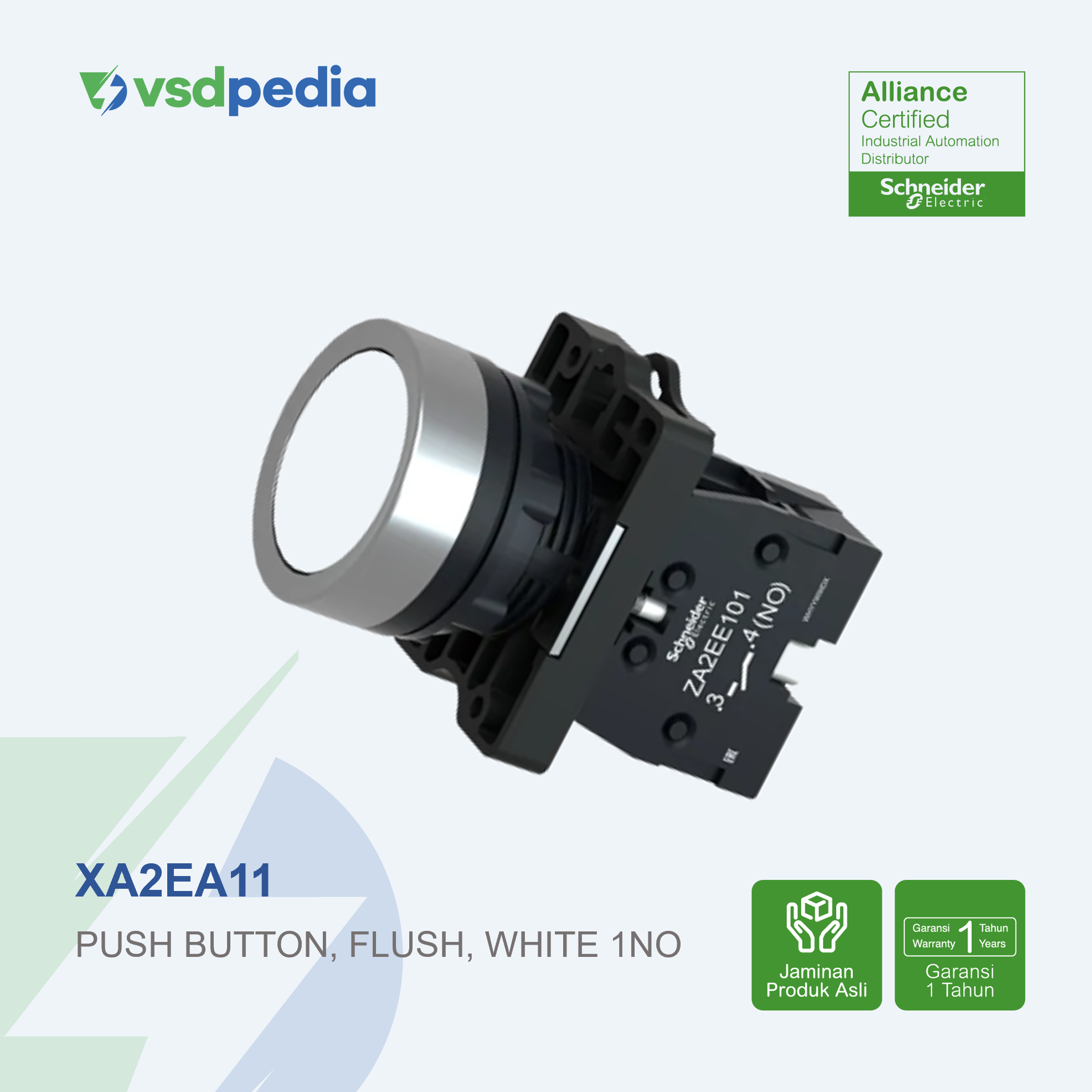 Jual Schneider Electric Harmony Xa2 Pushbutton Flush 22mm 1no Putih Xa2ea11 Di Seller Vsdpedia ...